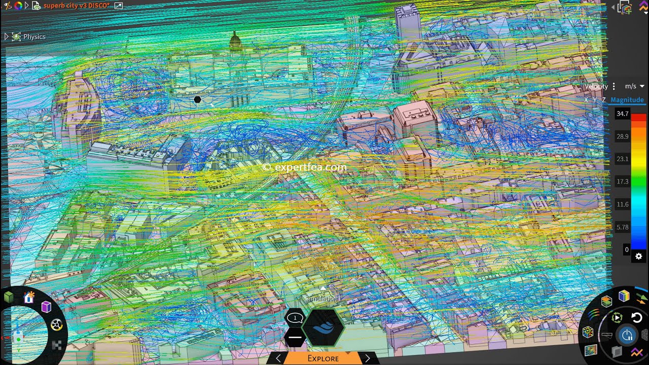 CFD Fluid Mechanics Simulation of Strong Winds in Dublin City Center ...