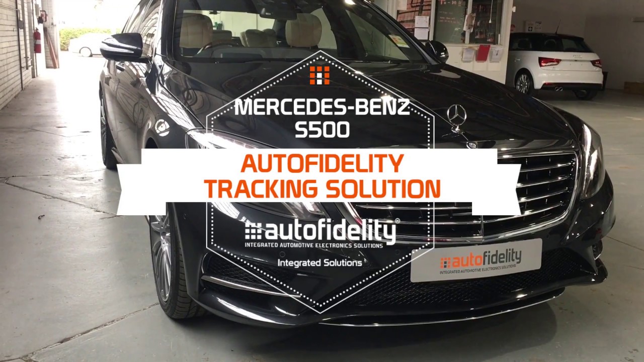Mercedes Benz S500 Autofidelity Tracking Solution - YouTube