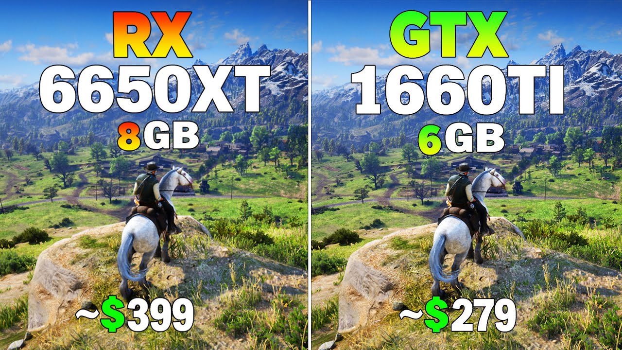 RX 6650 XT vs GTX 1660 Tİ - Test in 8 Games - YouTube