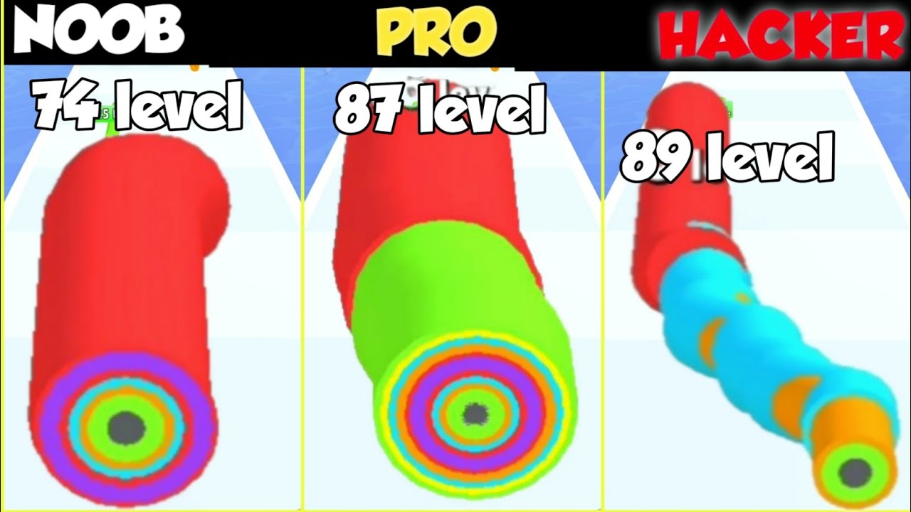 Playing 100 Tik Tok Gameplay Layer Runner, Level Up Circle !! All Top ...
