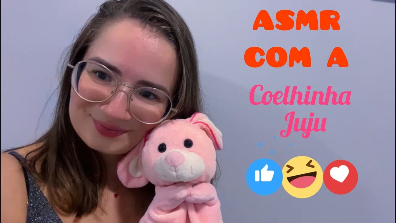 ASMR caseiro com a coelhinha Juju #asmr #sonsdeboca #spitpainting # ...