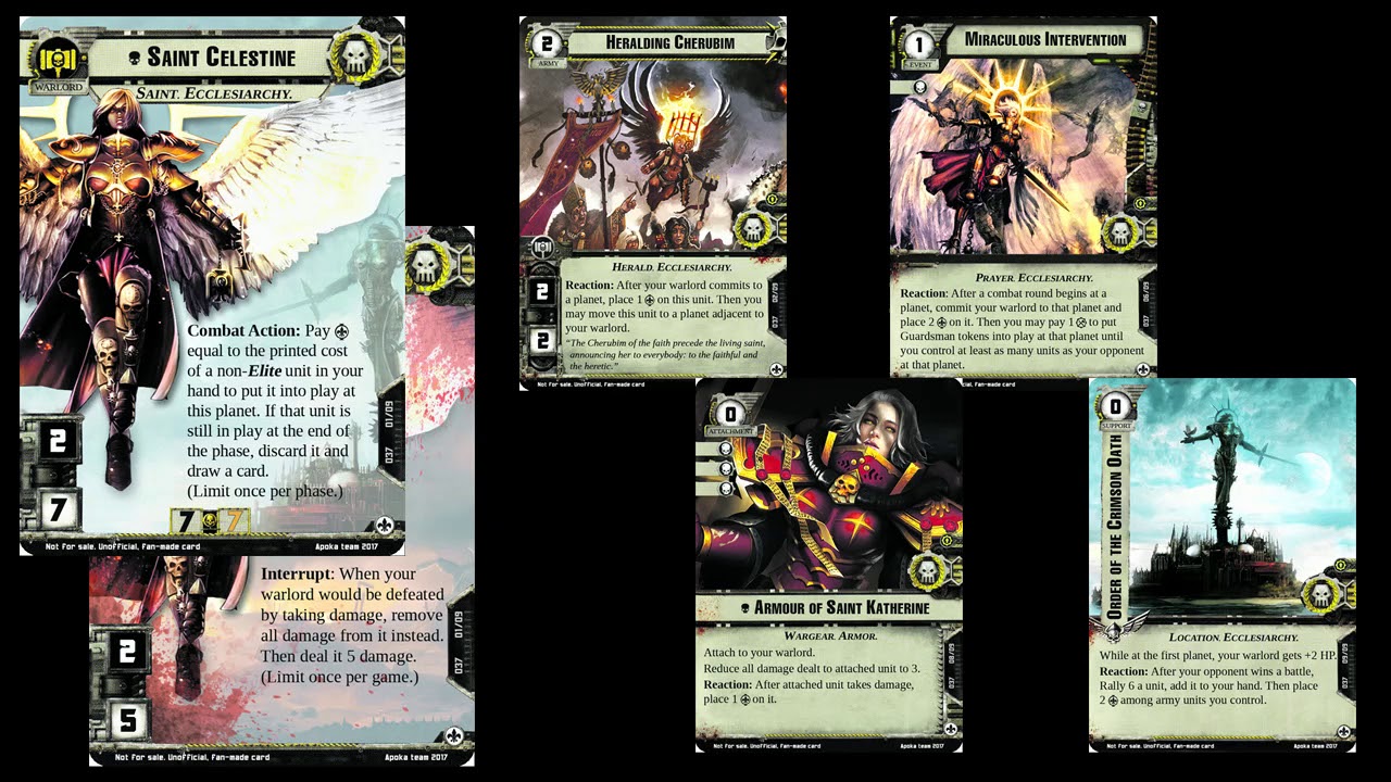 40k Conquest Review - Defenders of the Faith Deluxe Expansion - YouTube