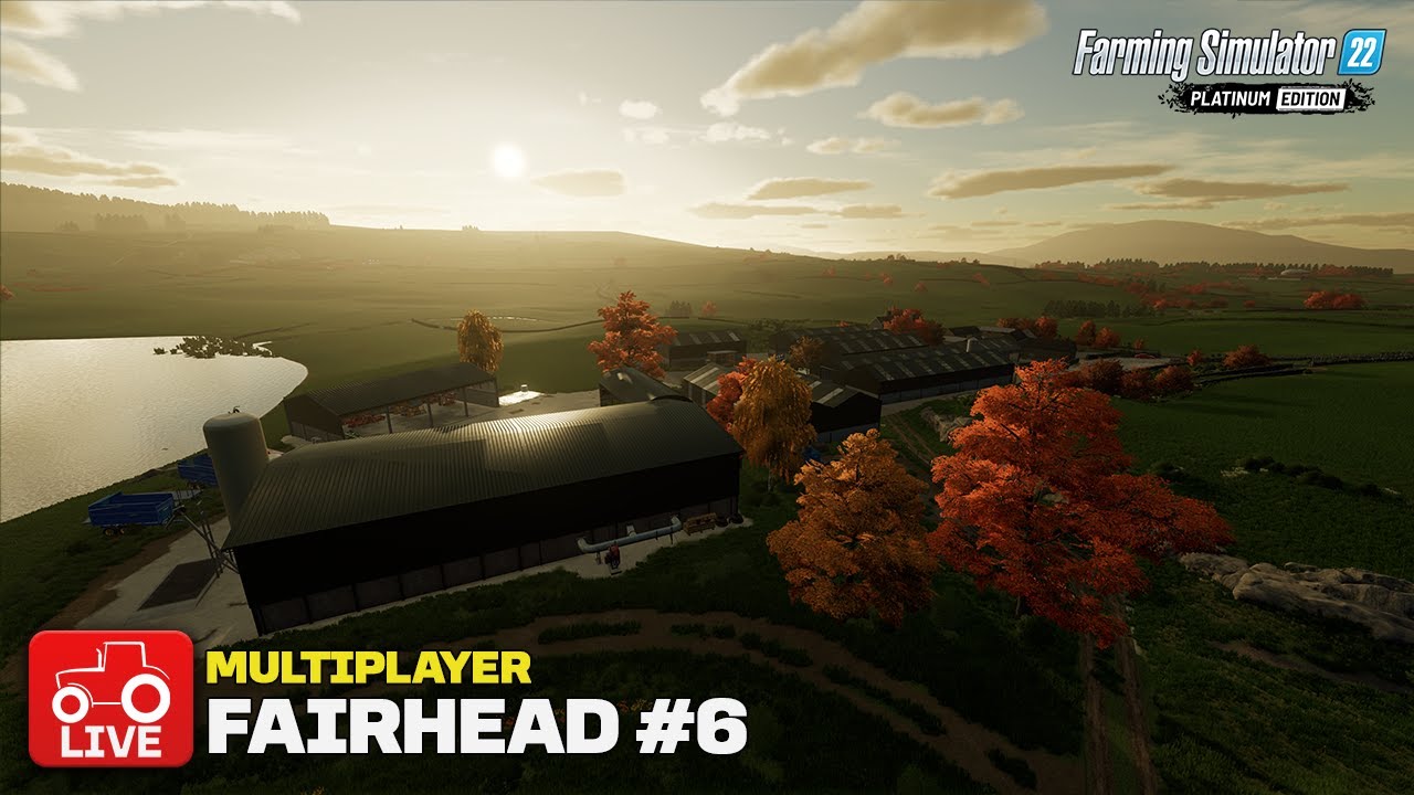 🔴LIVE! FAIRHEAD!! AUTUMN SILAGE WORK! Farming Simulator 22 [FS22] Live ...