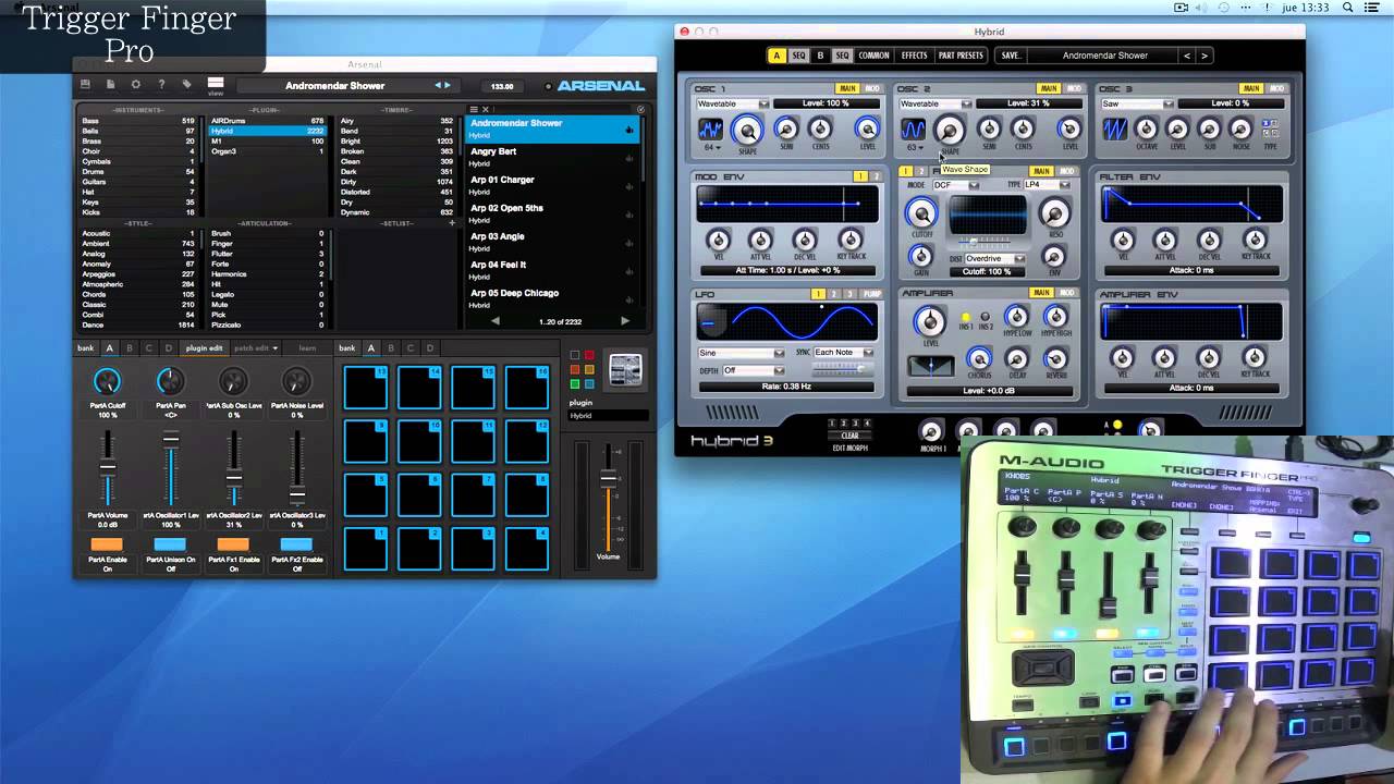 Tutorial Trigger Finger Pro de M Audio (En español) - YouTube