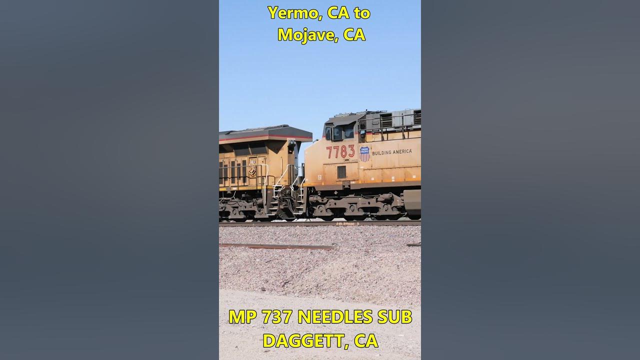 UP 7401 WB LOY3001 Yermo, CA to Mojave, CA 2-2-2025 - YouTube