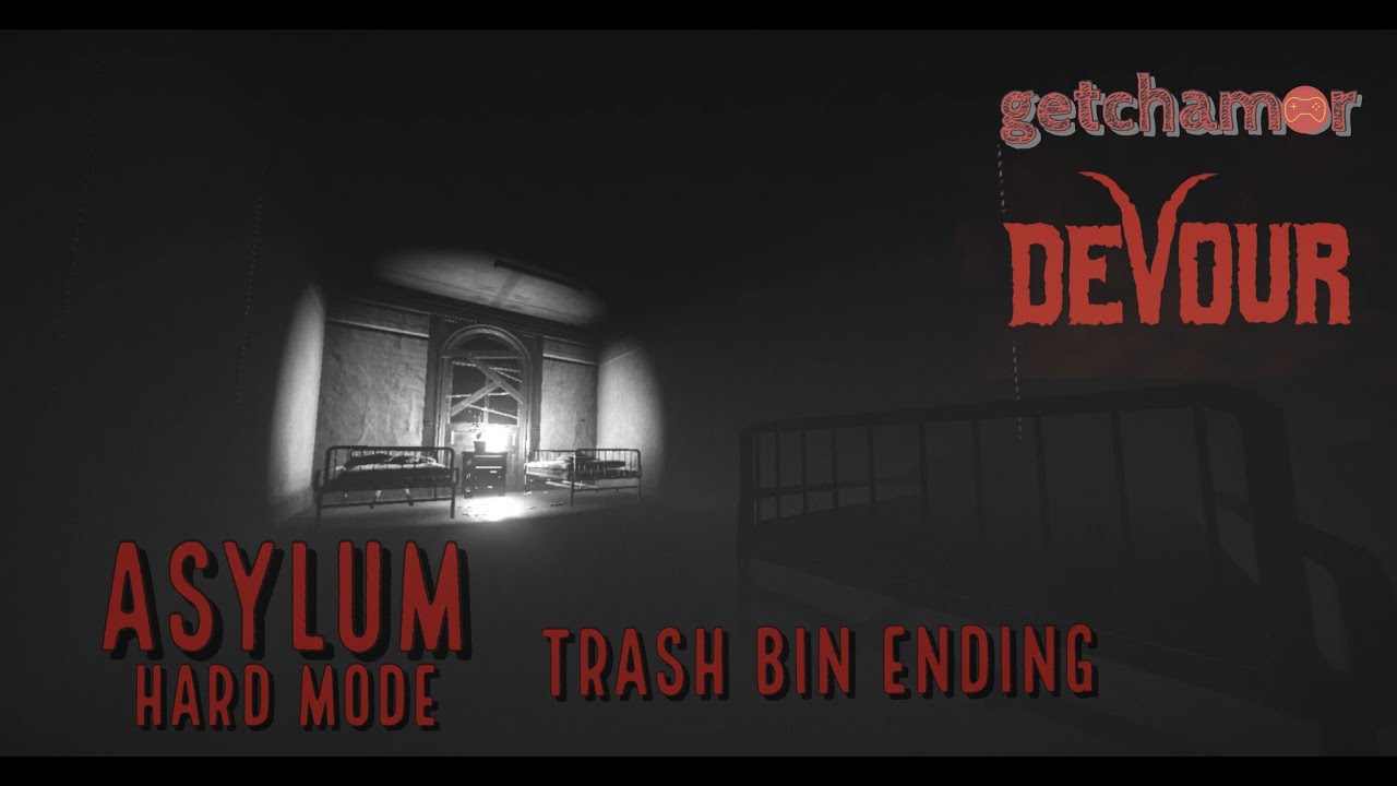 DEVOUR Asylum Hard Mode ( Trash Bin Ending ) - YouTube