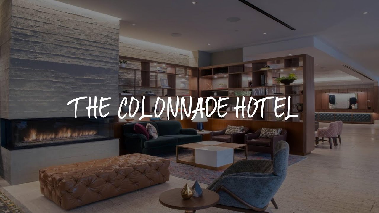 The Colonnade Hotel Review - Boston , United States of America - YouTube