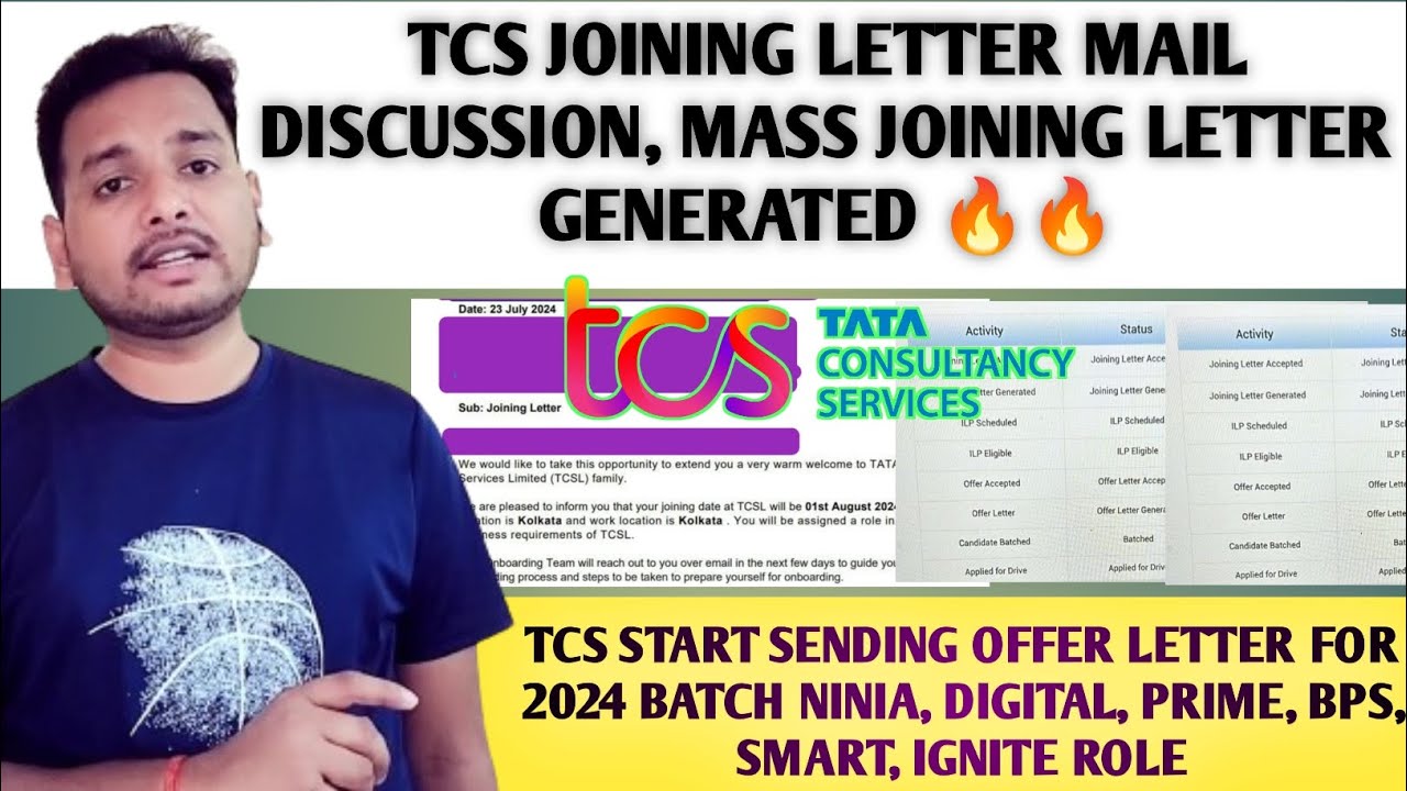 TCS BIGGEST CHANGE IN JOINING LETTER | OFFER LETTER | TCS IMMEDIATE ...