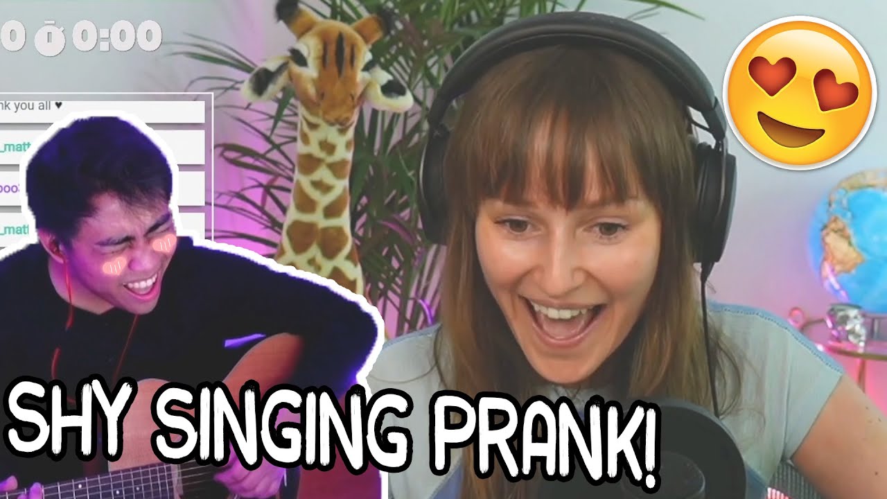 Shy Singing Prank! - YouTube