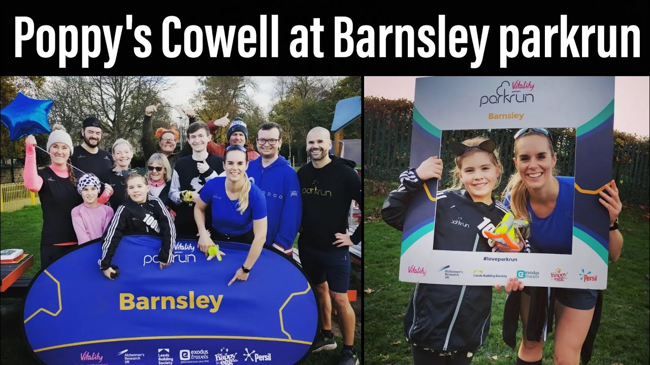 Barnsley parkrun. Poppy's 100th Different parkrun. Joining the Cowell ...