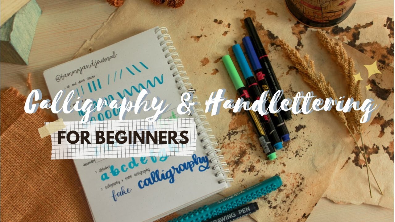 Calligraphy & Hand Lettering for Beginners || Indonesia - YouTube