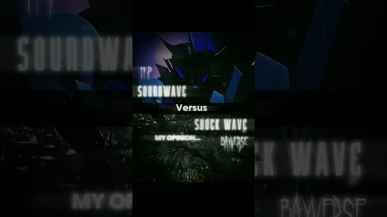 Tfp Soundwave Vs Bayverse Shockwave || #shorts#transformers# ...
