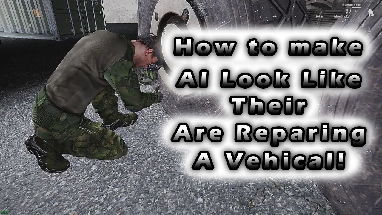 Tutorial - How to make AI look like their repairing a vehicle! - Arma 3 ...