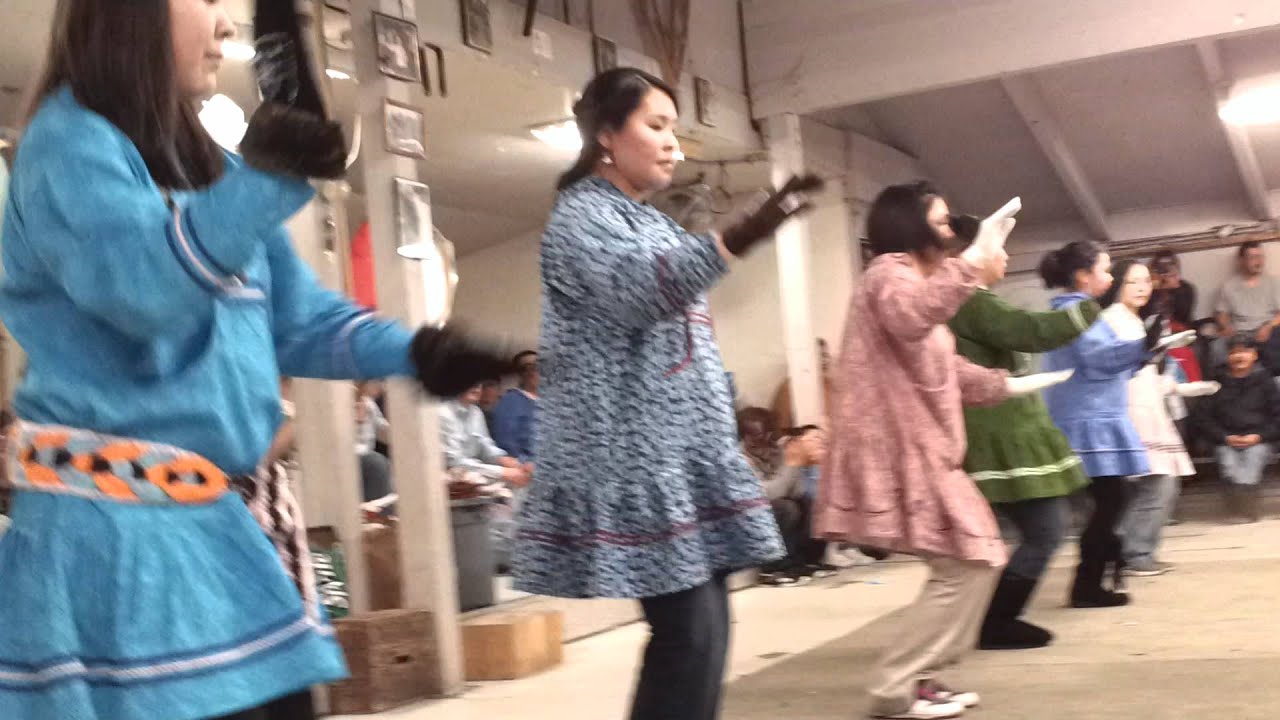 Yup'ik Dancing - Ladies Stand Up Song - YouTube