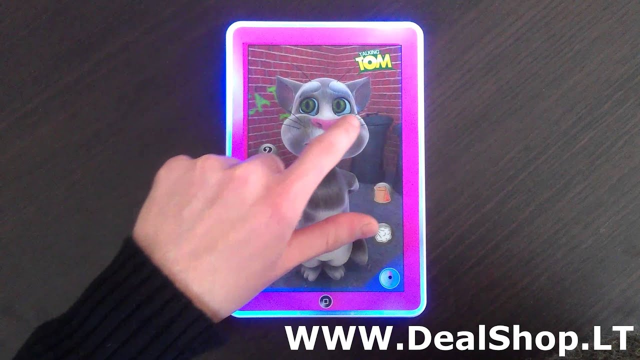J-Pad 3D Talking Tom Toy - 3D Kalbantis Tomas Žaislas - YouTube