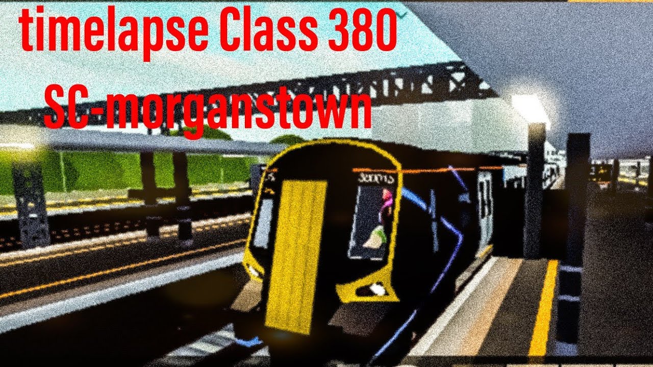 Scr Class 380 Timelapse Stepford Central To Morganstown Youtube