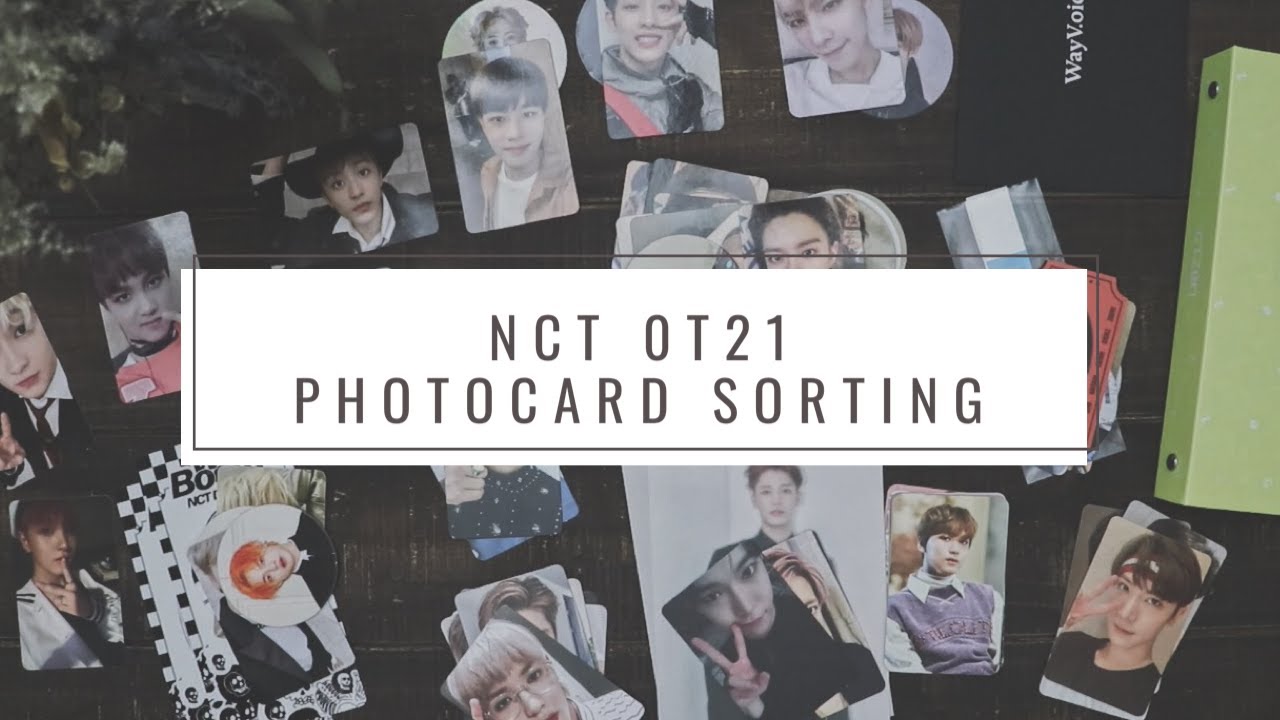 [ASMR] Organizing my NCT 127, NCT Dream and WayV photocards! OT21 ...