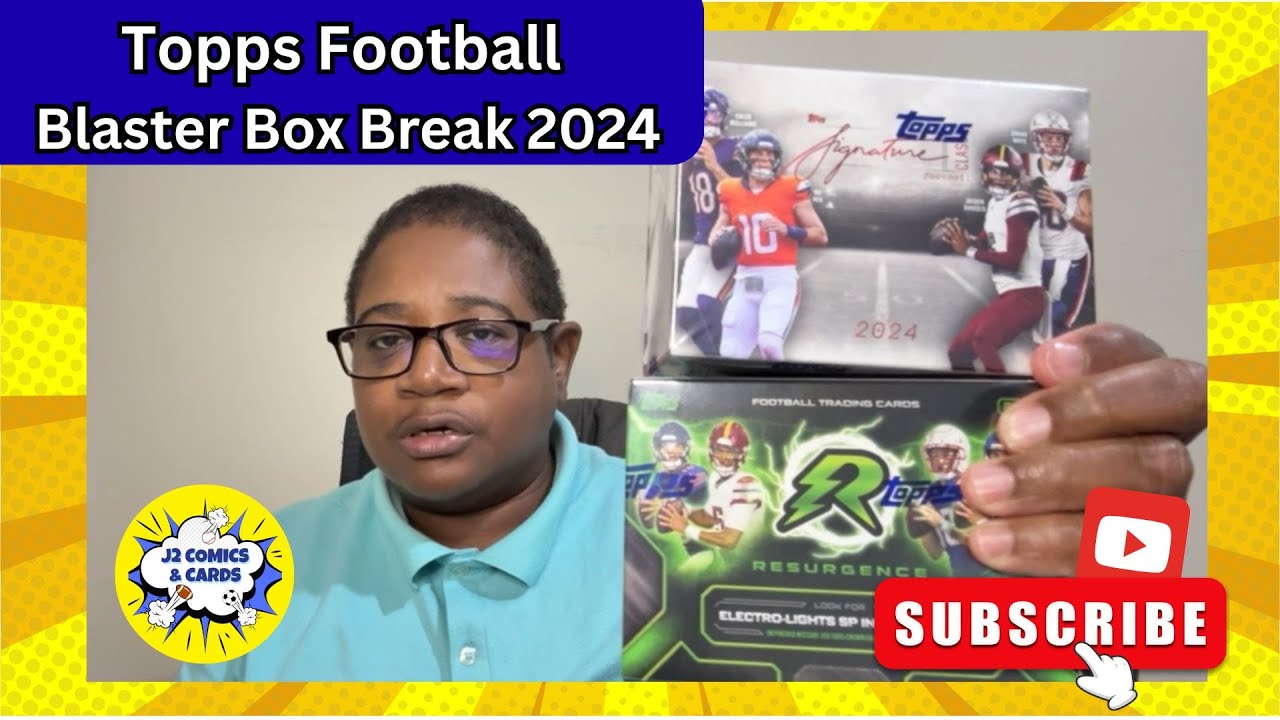 🔥Topps Blaster Box Break: Resurgence and Signature Class Topps Football ...