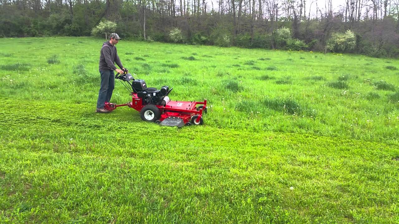 2014 Exmark 60" Turf Tracer Commercial Walk Behind Lawn Mower Running ...
