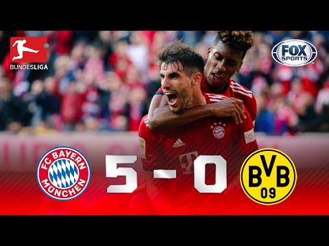 Bayern Múnich - Borussia Dortmund [5-0] | GOLES | Jornada 28 | Bundesliga