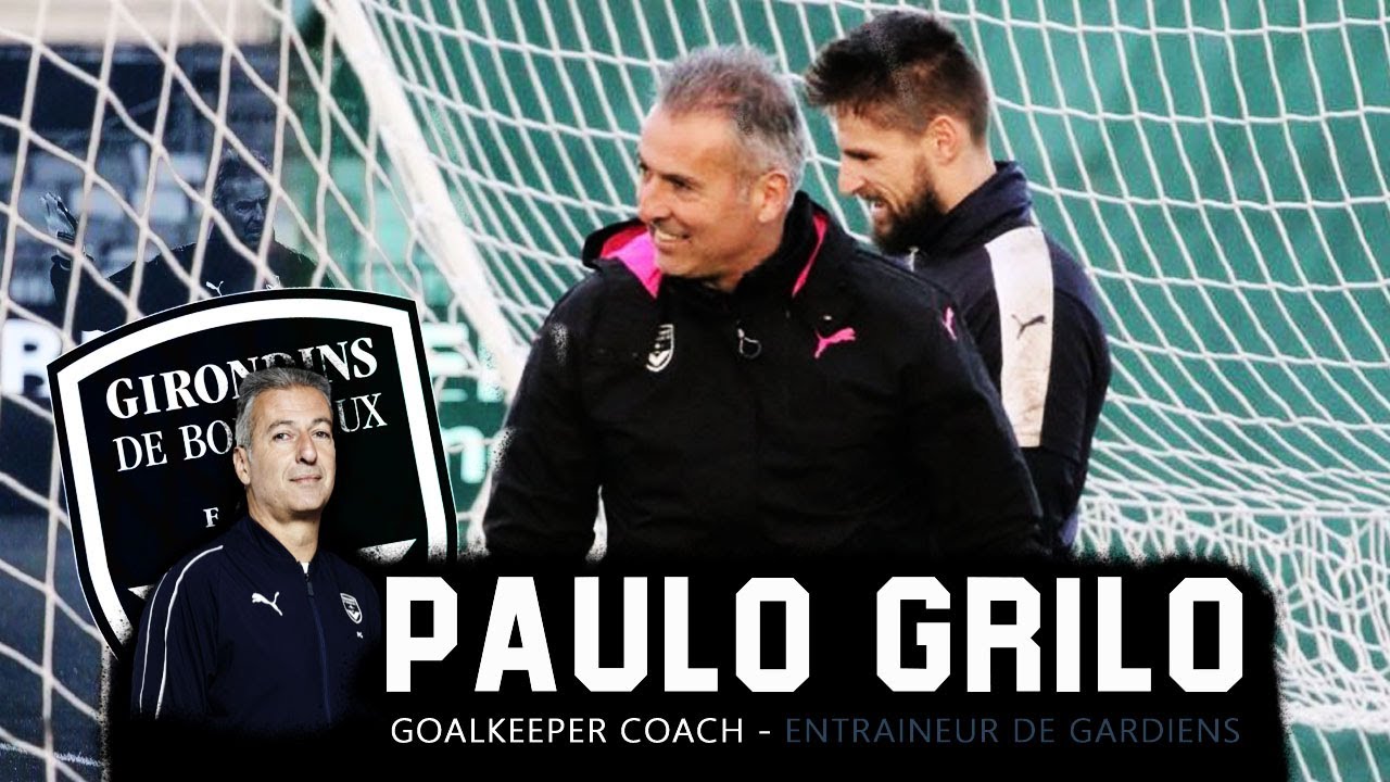 Entrainement de gardiens avec Paulo Grilo des Girondins de Bordeaux ...