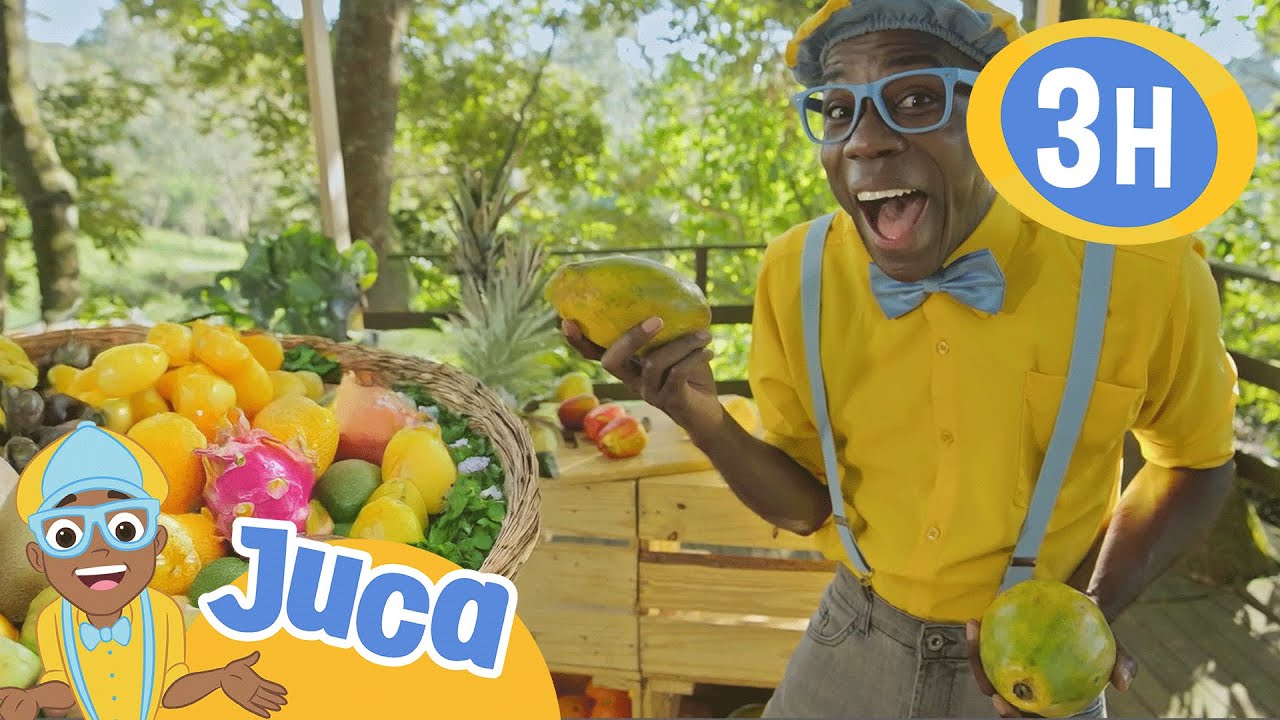 Juca planta e colhe alimentos em uma horta🍍| HORA DO JUCA BRASIL ...