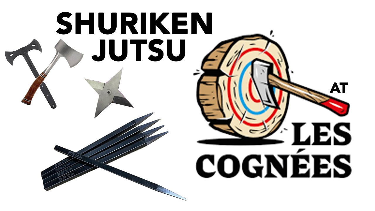SHURIKEN TRAINING AT LES COGNEES #axe #martialarts #ninja #samurai # ...