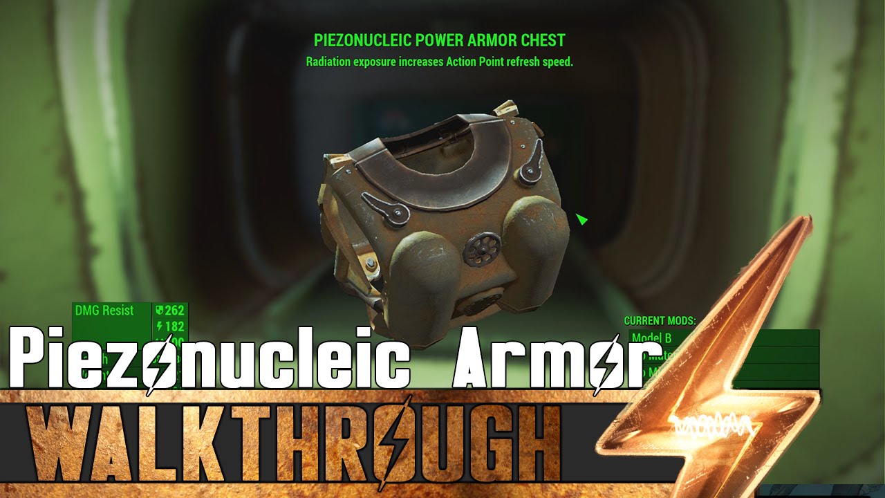 Fallout 4 Unique Armor - Piezonucleic Power Armor Chest - Location ...