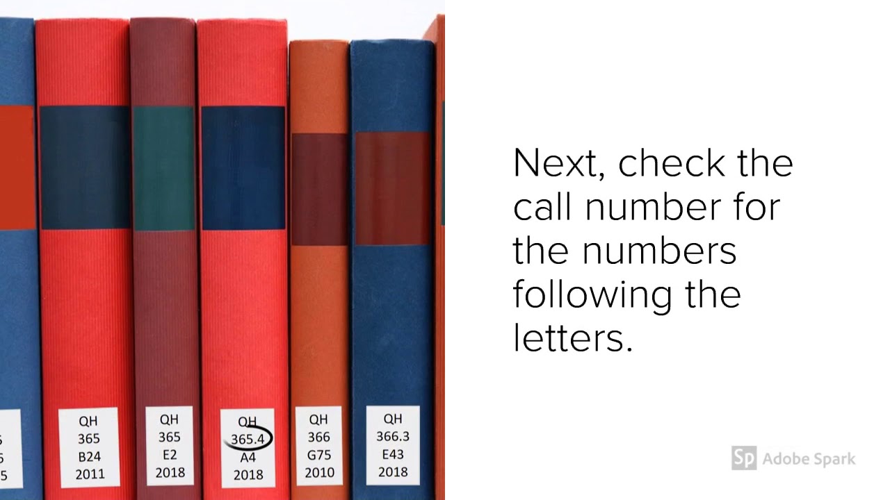 Reading Call Numbers - YouTube