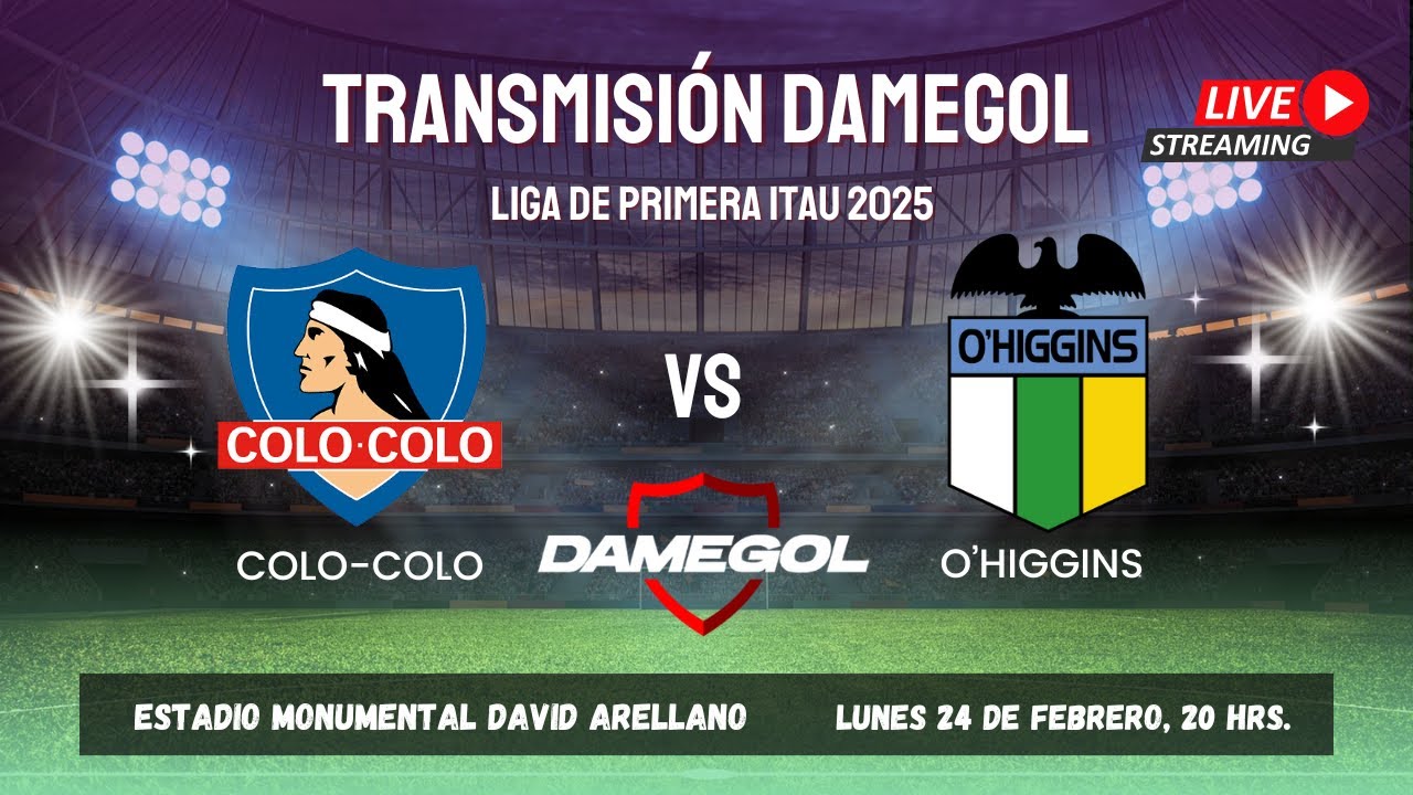 🔴VIVO🔴 [COLO-COLO] vs Ohiggins | Transmisión online - YouTube