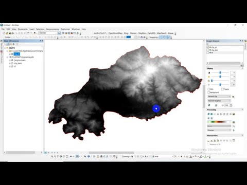 DEM Verisi Kırpma I Raster Cliping in ArcGIS