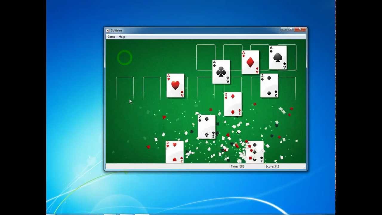 Defeating Solitaire on Windows 7 Pro - enjoy the final show ! - YouTube