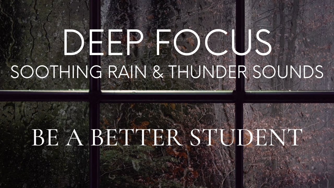 Study Music for Final Exam Study Time | HEAVY RAIN and THUNDER Sounds ...