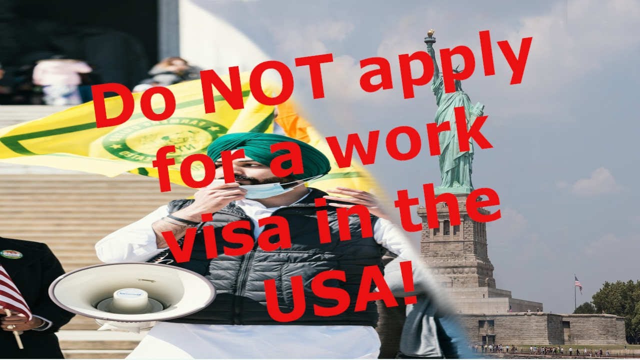 DO NOT APPLY FOR A WORK VISA IN USA! - YouTube