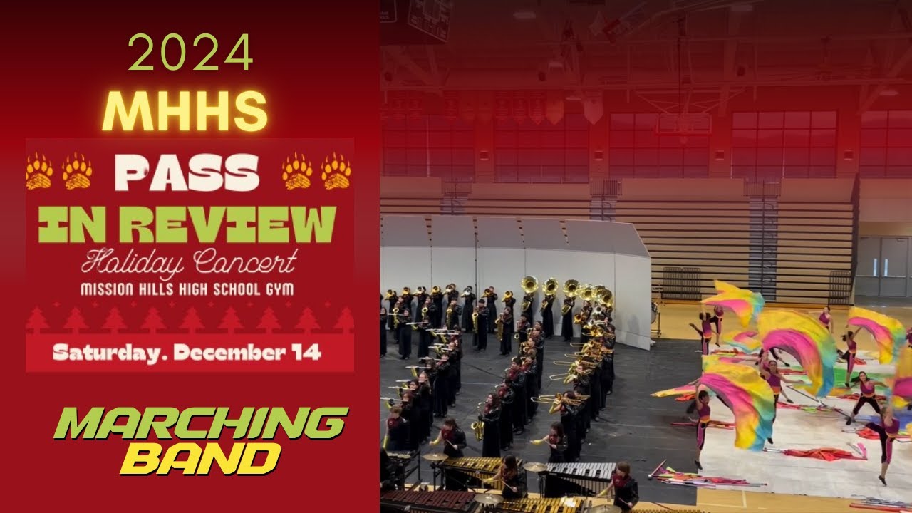 2024 MHHS Winter Concert | Marching Band - YouTube