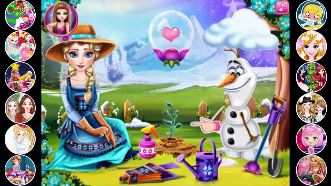 Elsa Ice Flower - Princess Game Walkthrough - Video Games for Kids ...