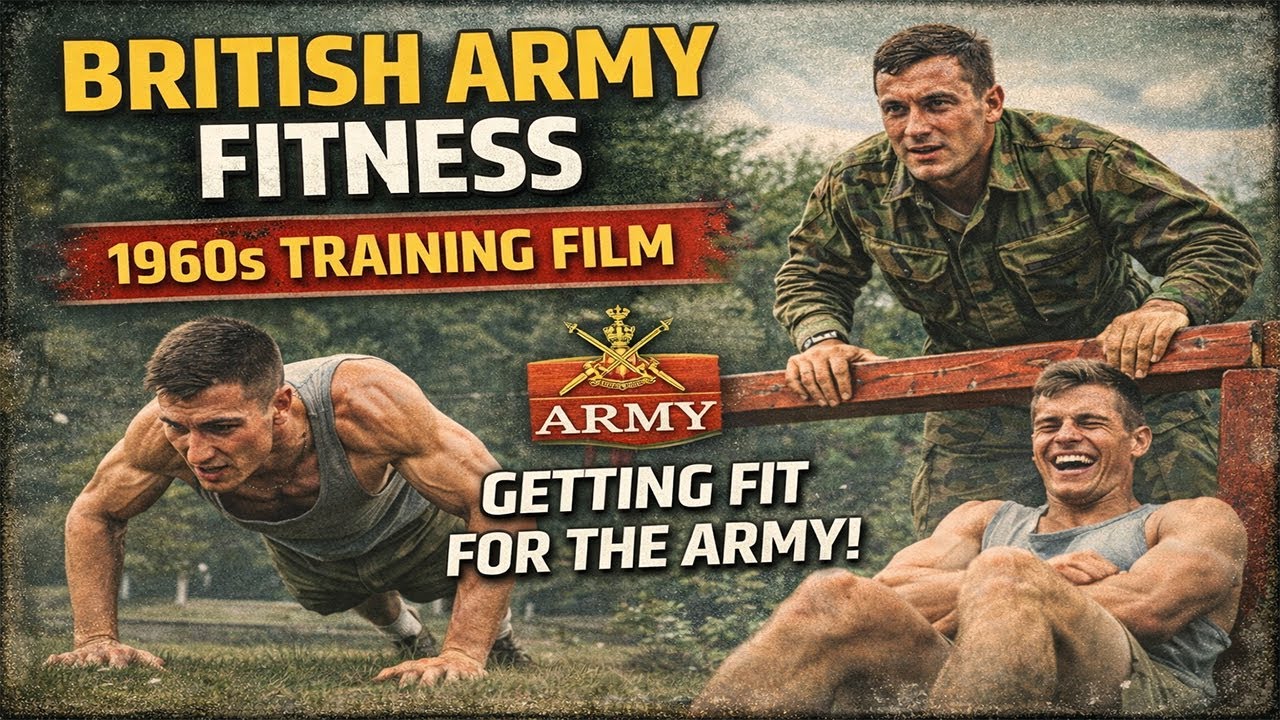 British Army Fitness Training Film (1960s) Cold War Recruitment ...