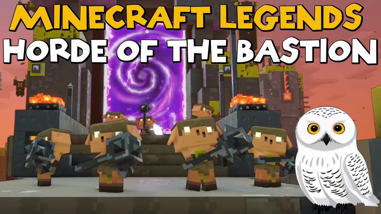 Horde Of The Bastion! | Playthrough Part 4 | Minecraft Legends (Xbox ...