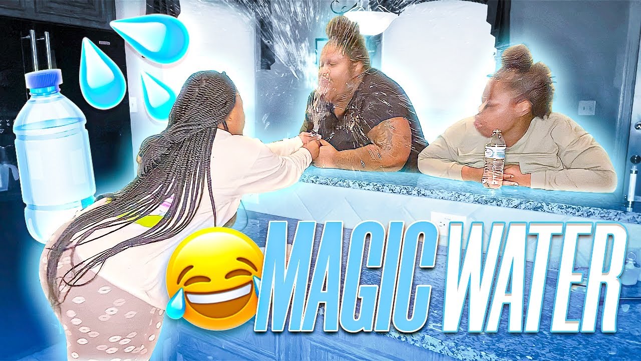 MAGIC WATER PRANK ON BIGJAZZ2LIVE ( HILARIOUS 🤣) - YouTube