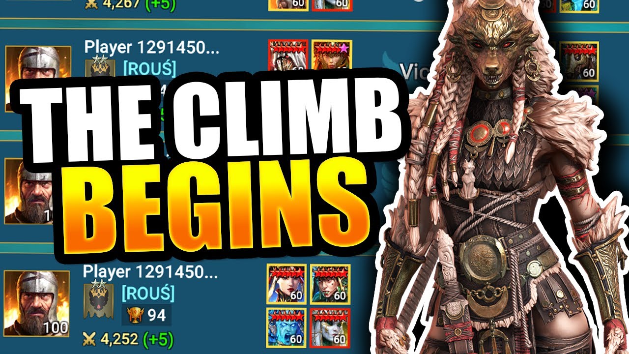 Player 129 Push BACK to Gold 4! | Raid: Shadow Legends - YouTube