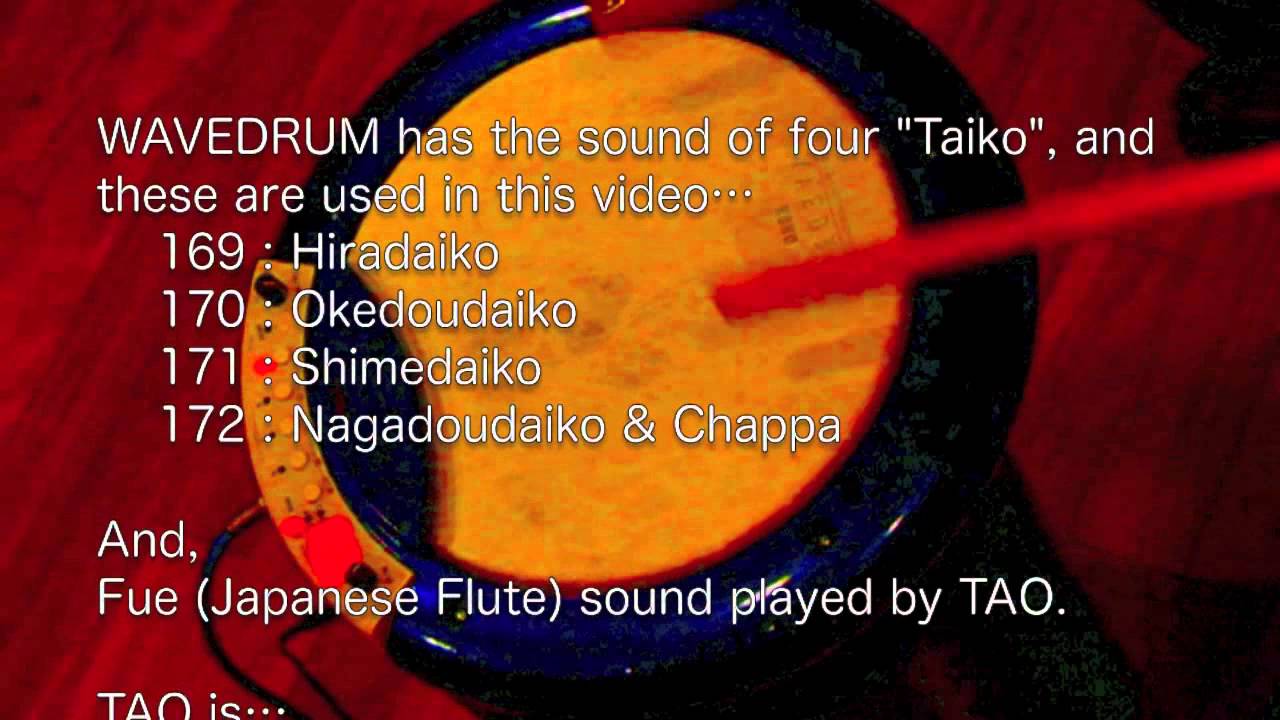 Japanese “Fue and Taiko” improvisation by TAO & WAVEDRUM - YouTube