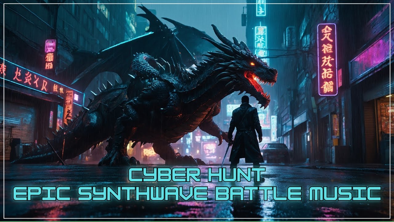 🐺 Cyber Hunt – Epic Synthwave Battle Music for Monster Hunter 🎵⚡ - YouTube