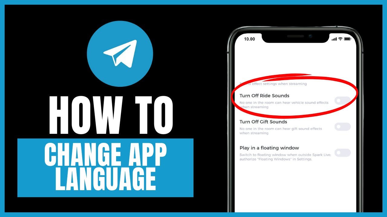 how to change your app language on telegram - YouTube