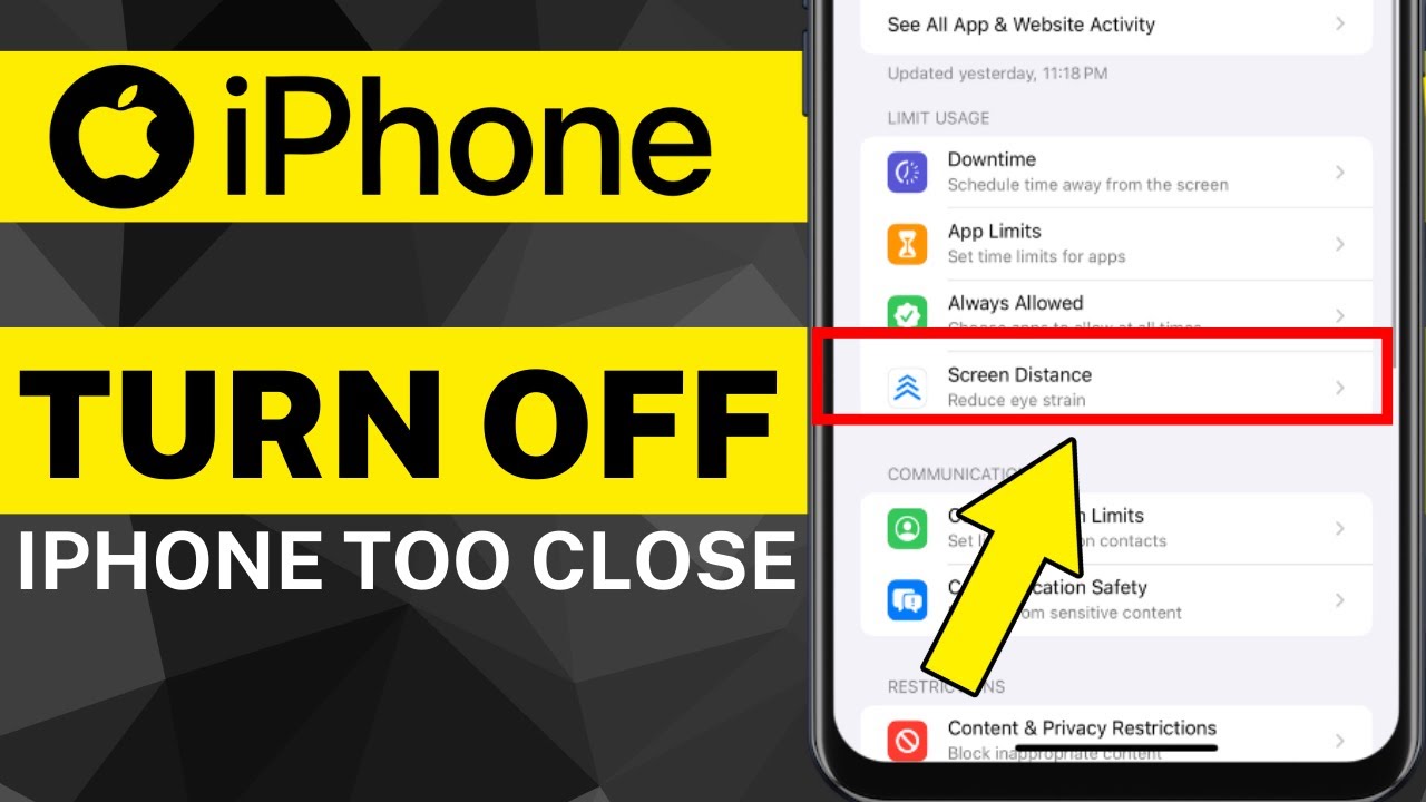 HOW TO TURN OFF IPHONE IS TOO CLOSE ALERT - YouTube
