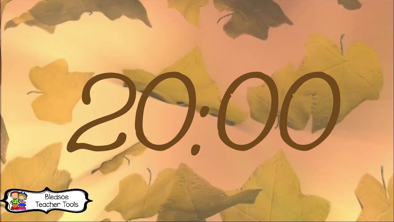 20 Minute Fall Timer - YouTube