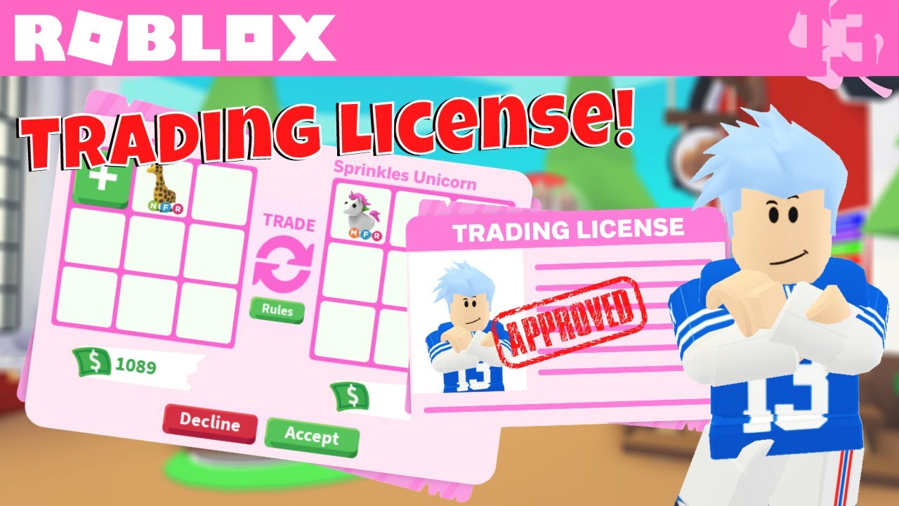 TRADING LICENSE And TRADING IMPROVEMENTS Coming To Adopt Me (Roblox ...