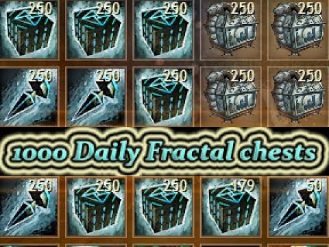 Guild Wars 2 - Opening 1,000 fractal daily chests + 1,679 fractal ...