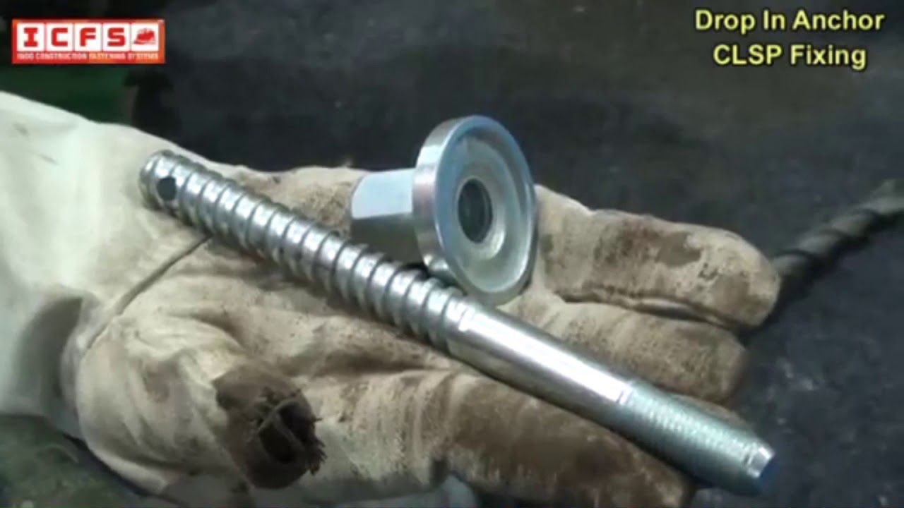 Drop In Anchor FIXING - Install ~ Concrete Wall - Beam |Heavy things to ...