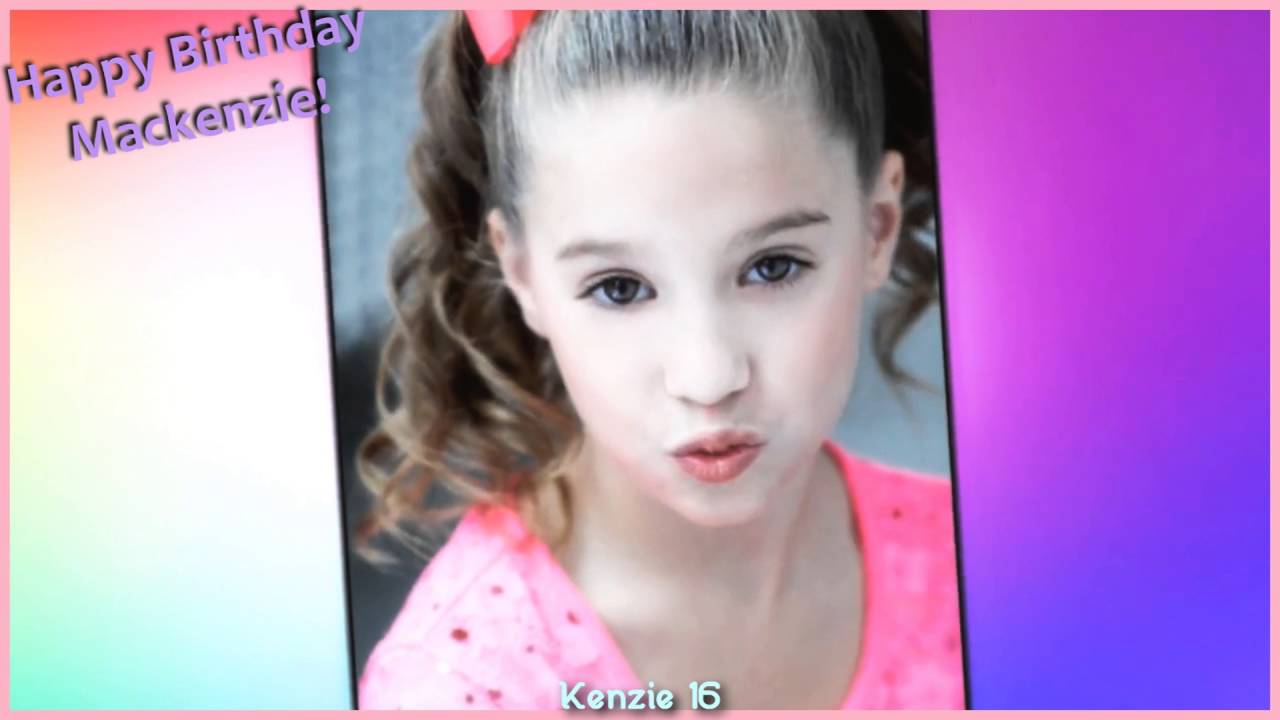 Mackenzie Ziegler - The Party Starts Right Now (HBD Mackenzie) - YouTube