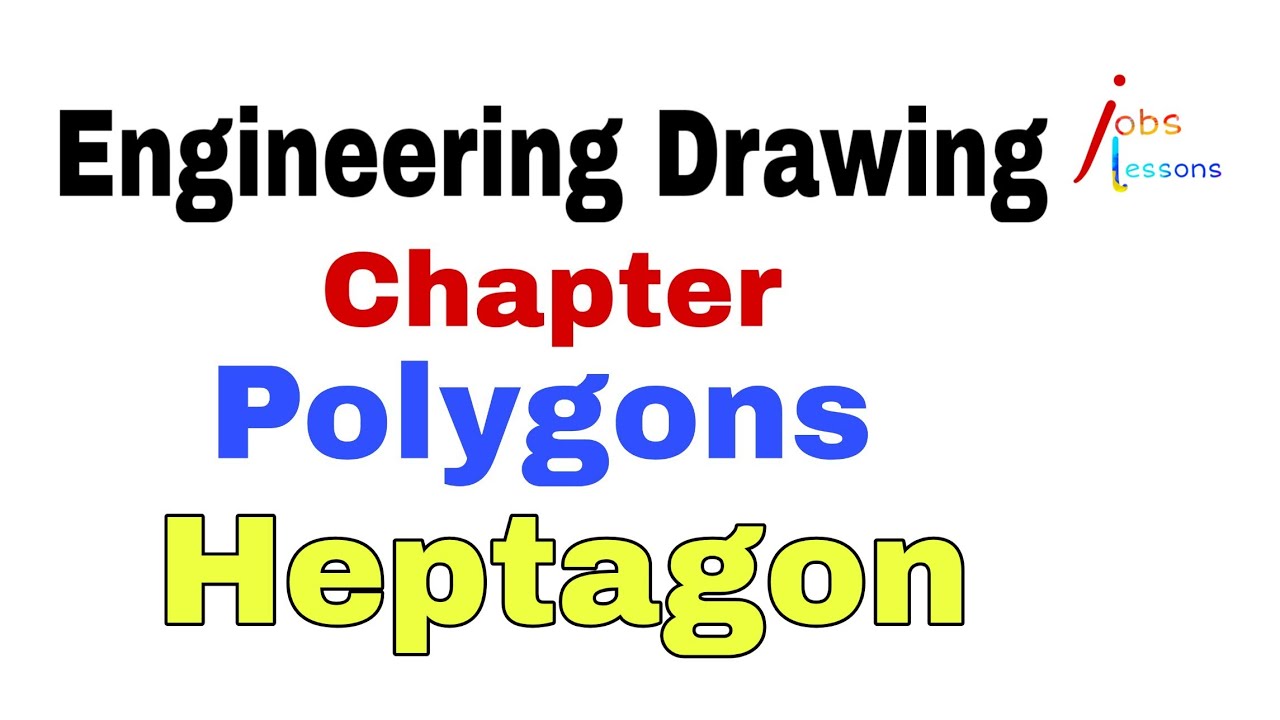 kibhabe heptagon draw korbo/how to draw heptagon engineering drawing ...